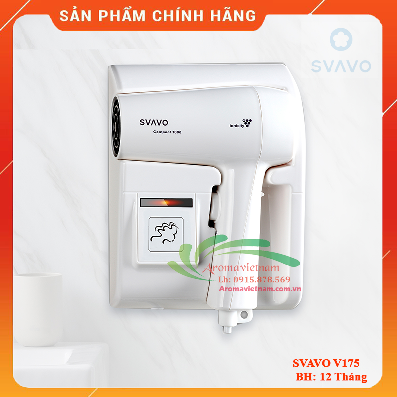 Máy sấy tóc treo tường cao cấp SVAVO V175 (có ion) – CTY AROMA VIỆT NAM
